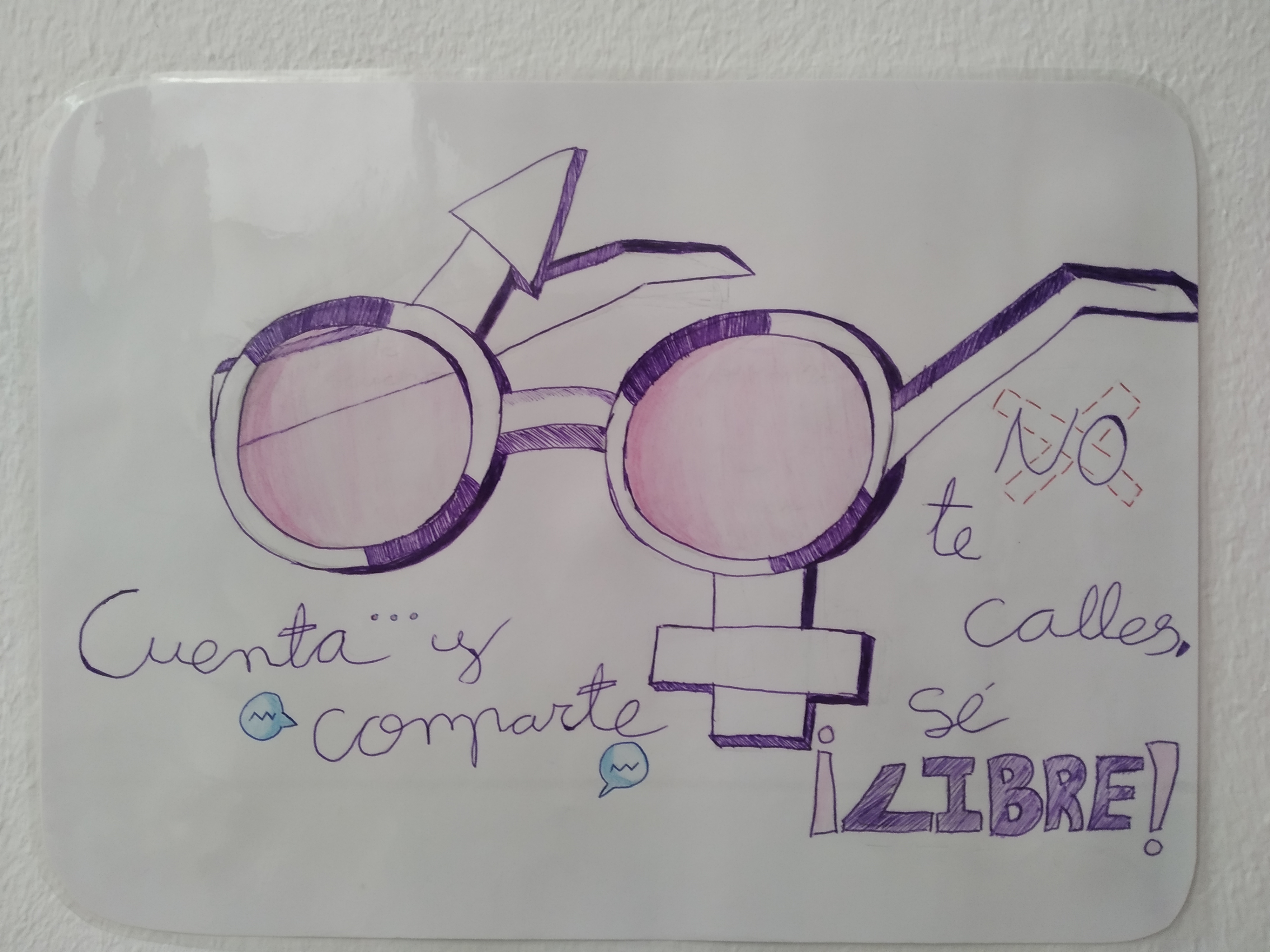 Rincón violeta contra la violencia de género: Buzón violeta.